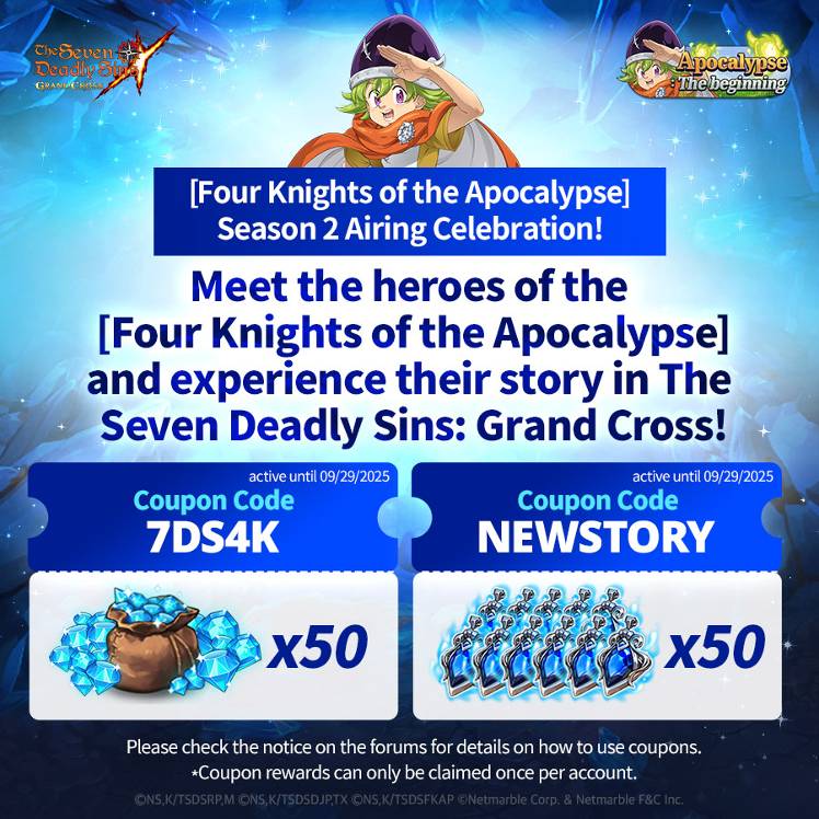 [Event] 「Four Knights of the Apocalypse」 Season 2 Airing Celebration ...