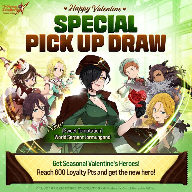 [Draw] New Hero Draw Notice - 【Sweet Temptation】 World Serpent ...