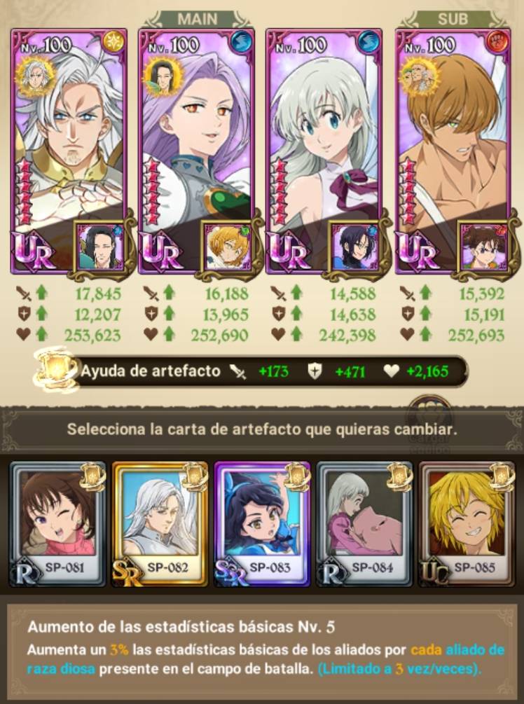 🛡 ARENA DEL HÉROE | RANGO MAESTRO 🛡 - The Seven Deadly Sins: Grand Cross