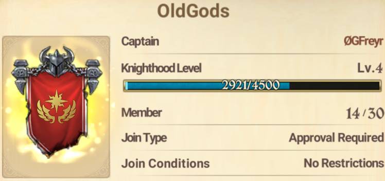 [Global] Knighthood Looking For Players (Noob/Newbie Friendly)! (14/30 ...