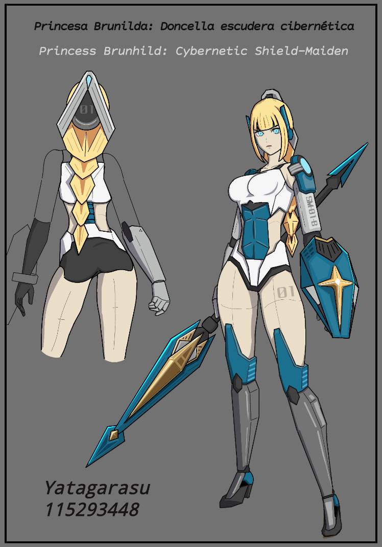 [Princess Brunhild] Cybernetic Shield-Maiden - The Seven Deadly Sins: Grand Cross