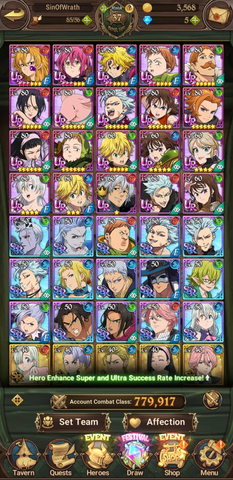 Full awakening token - The Seven Deadly Sins: Grand Cross