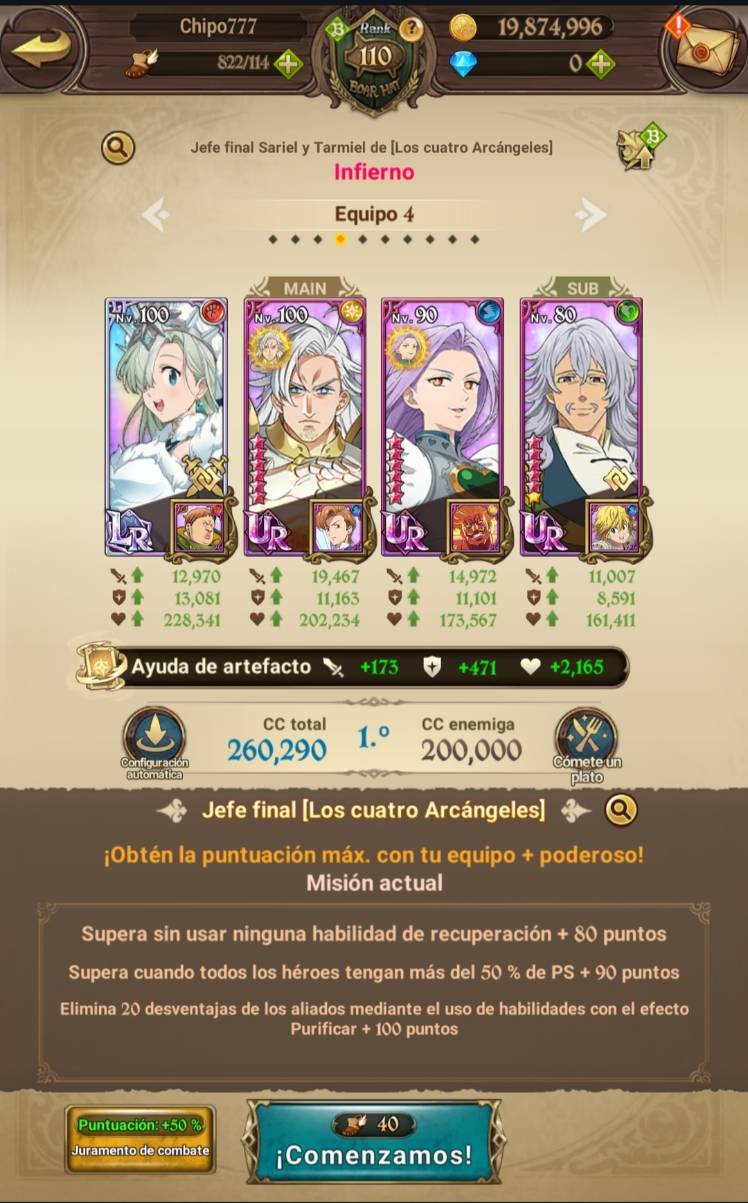 [Final Boss Sariel & Tarmiel Strategy Event] Team Arcángel/Diosa - The ...