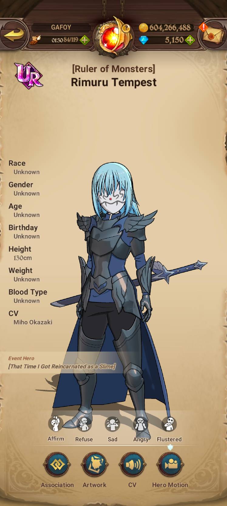 Normal rimuru has the best drip - The Seven Deadly Sins: Grand Cross