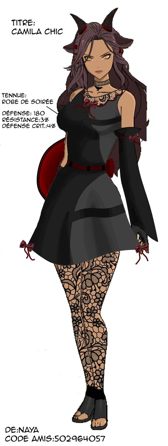 Fan art Camila tenue chic - The Seven Deadly Sins: Grand Cross