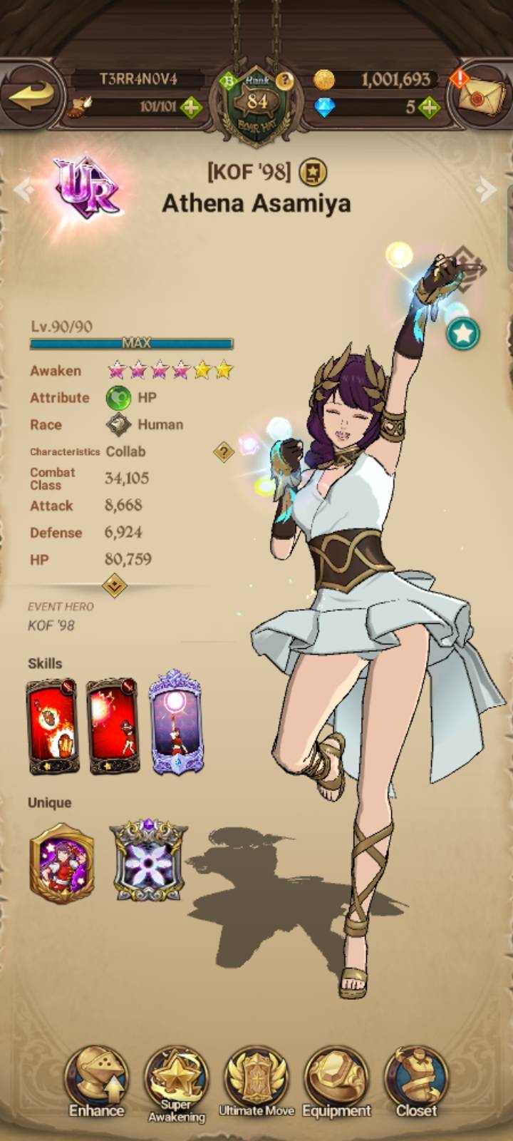 Athena's relic - The Seven Deadly Sins: Grand Cross