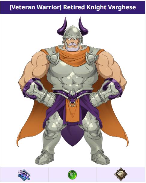 [Draw] New Hero Draw Notice - [Veteran Warrior] Retired Knight Varghese ...
