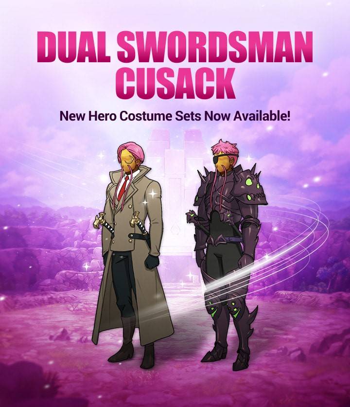 New Costume Sets! Dual Swordsman Cusack - The Seven Deadly Sins: Grand ...