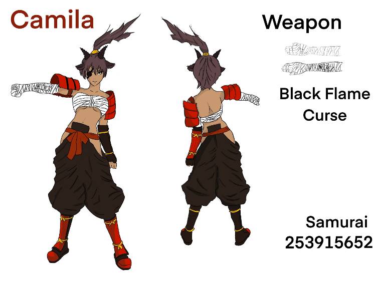 [Camila] Black Flame's Curse - The Seven Deadly Sins: Grand Cross