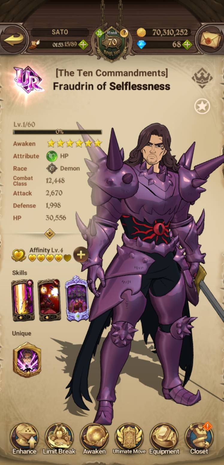 My fraudrin - The Seven Deadly Sins: Grand Cross