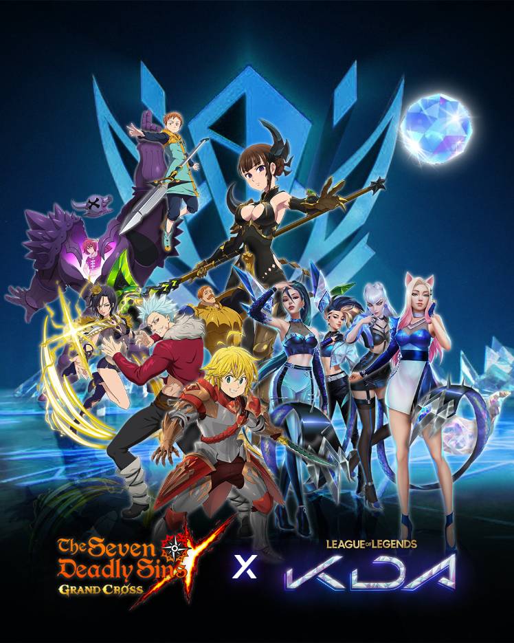 [Bannière] Fanmade Collab 7DS x K/DA - The Seven Deadly Sins: Grand Cross