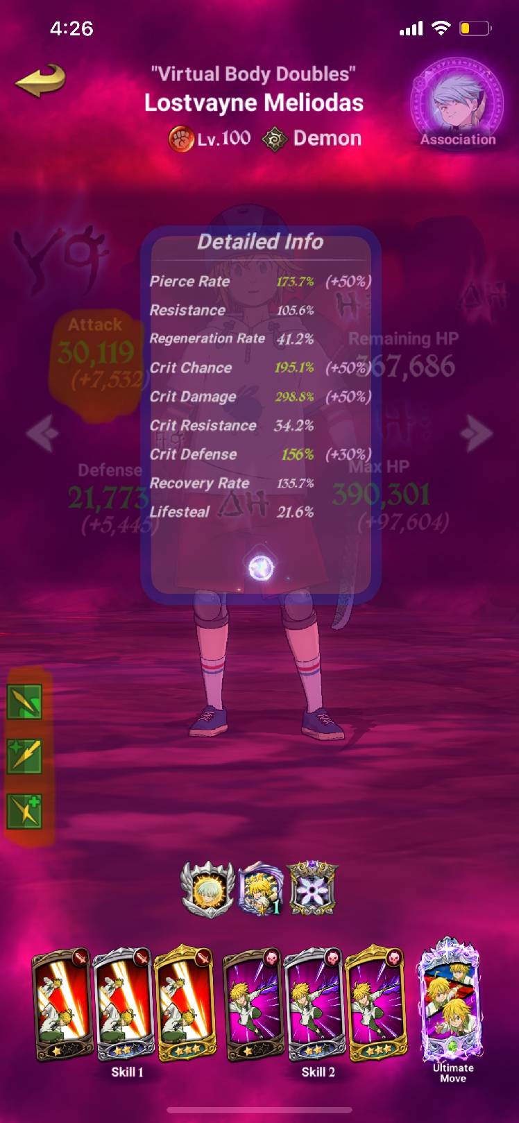 Purgatory Demon king Ext and Hell strategies and teams - The Seven ...