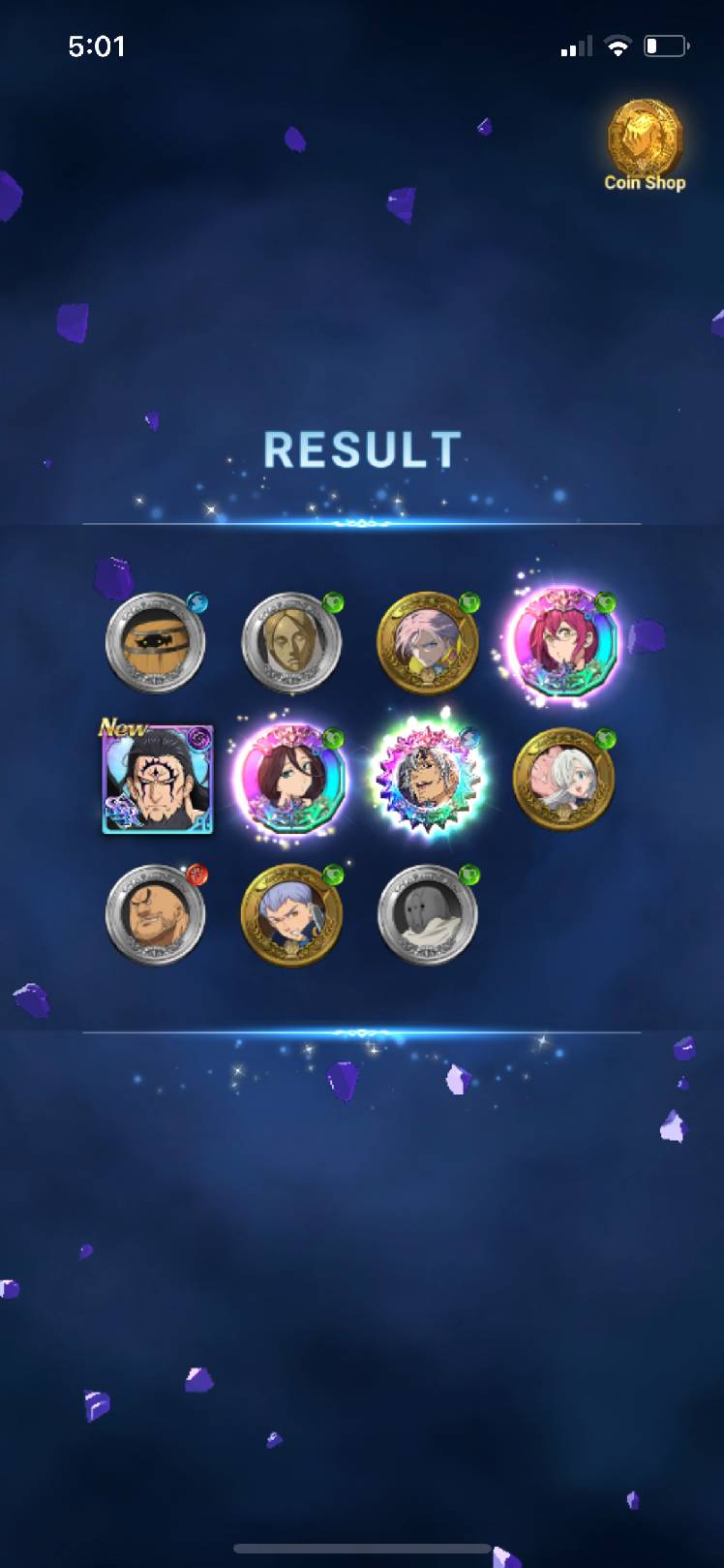 i think i got too luck for 7ds just look at this pull - The Seven ...