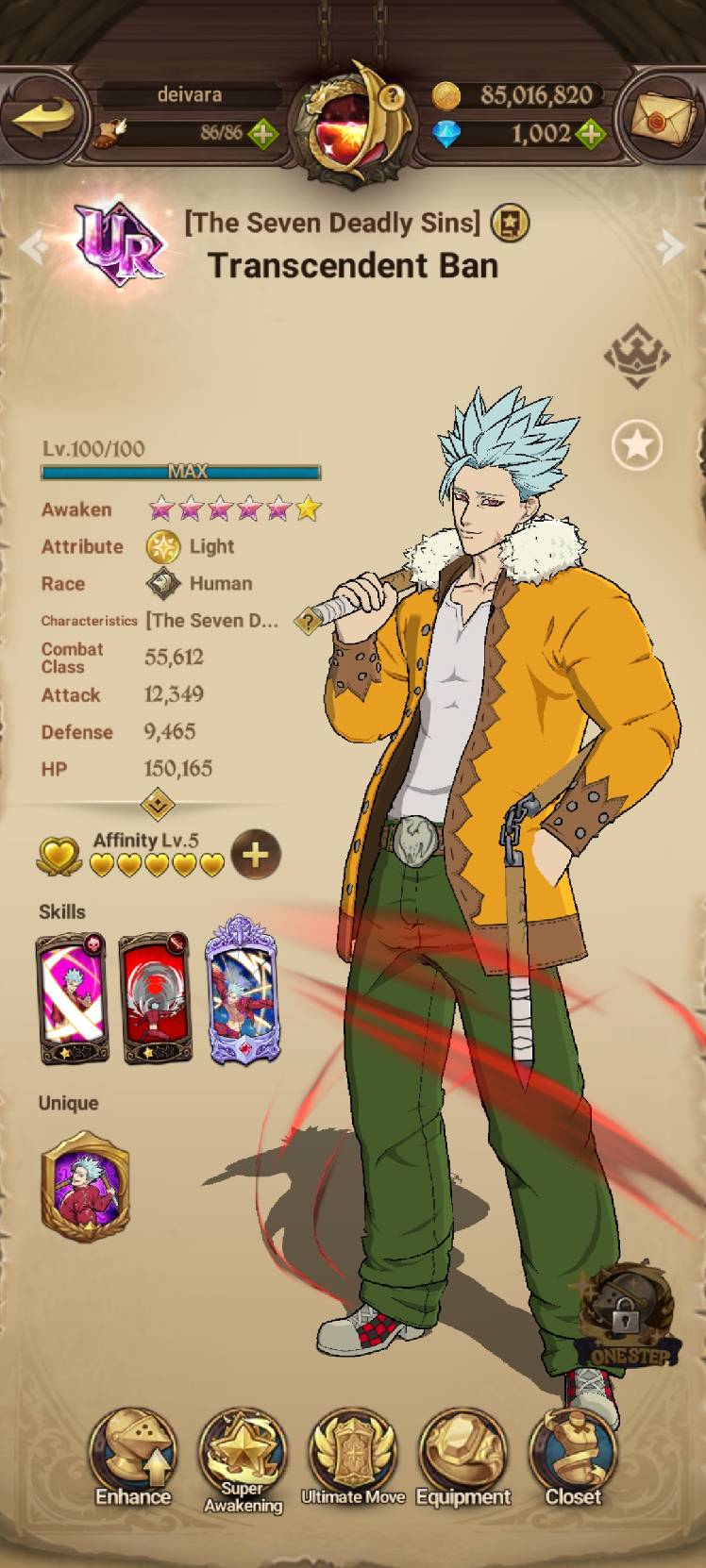 costume proof to my 5/6 ban :> - The Seven Deadly Sins: Grand Cross