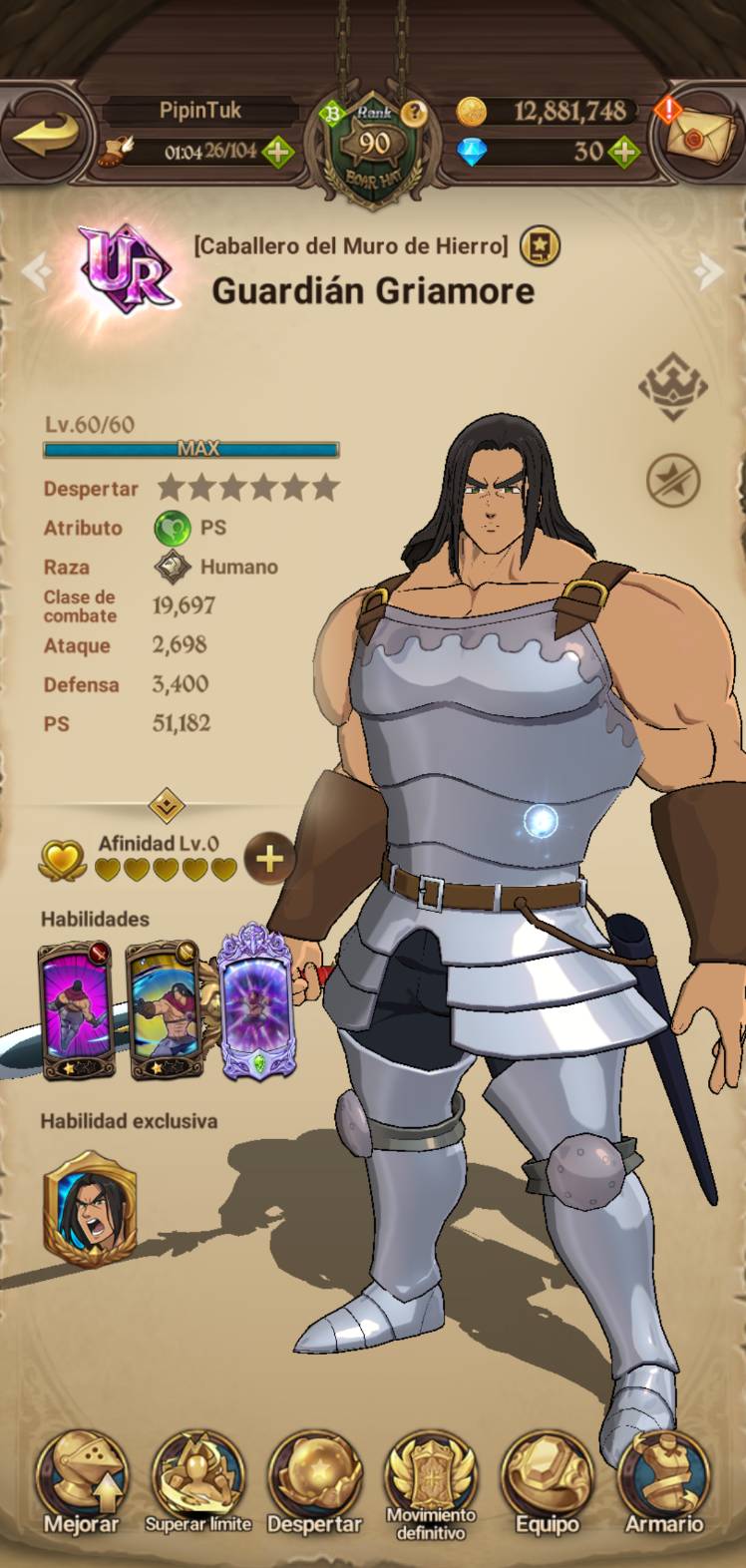 Holy knight Griamore - The Seven Deadly Sins: Grand Cross