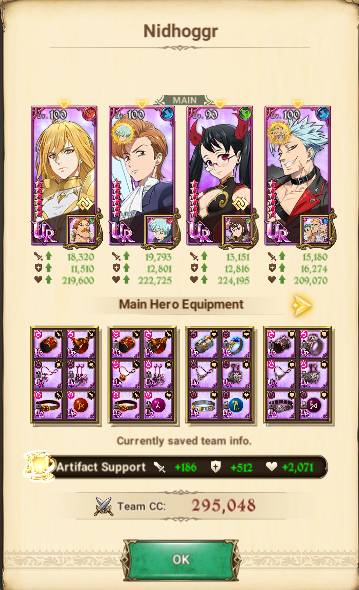 [Demonic Beast Nidhoggr Strategy Event] - The Seven Deadly Sins: Grand ...