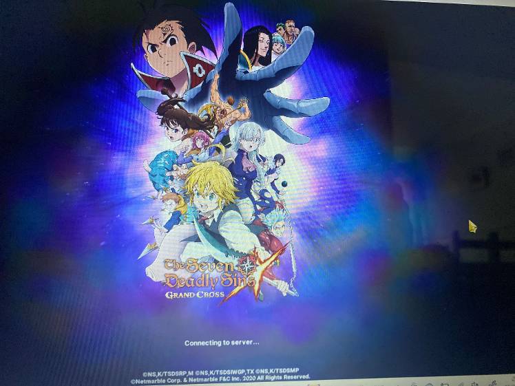 Infinit connection screen - The Seven Deadly Sins: Grand Cross
