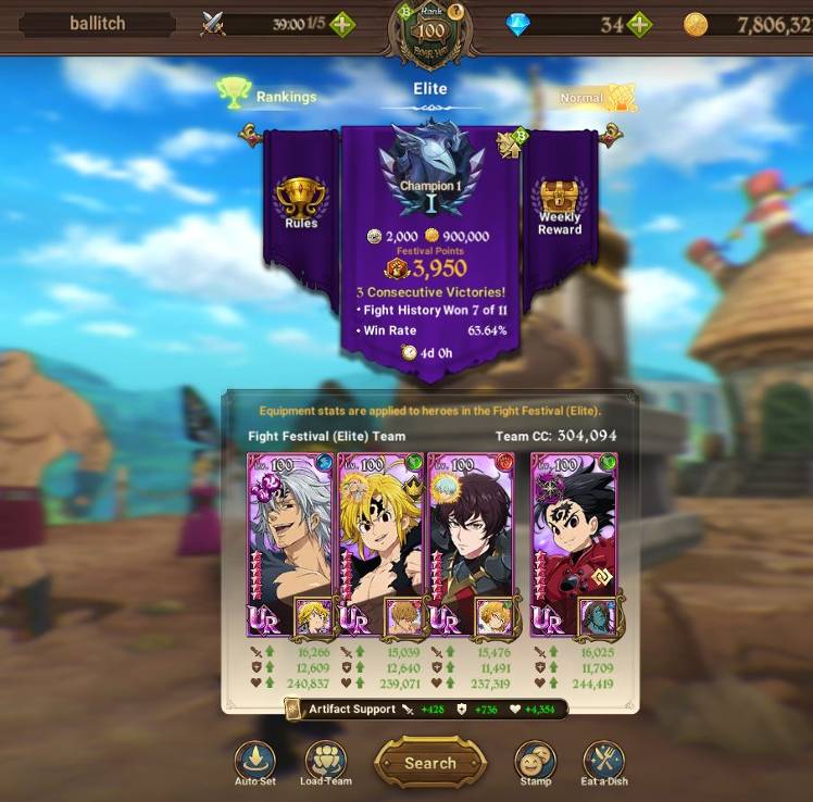 Les go - The Seven Deadly Sins: Grand Cross