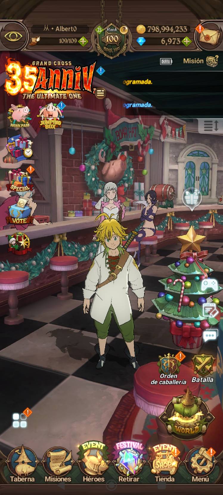 Winter holiday tavern - The Seven Deadly Sins: Grand Cross