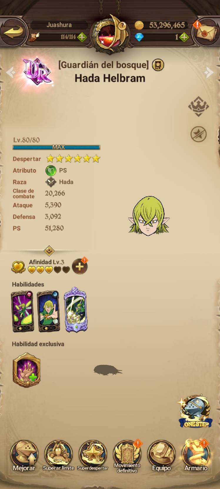 Green Hellbram bugged - The Seven Deadly Sins: Grand Cross