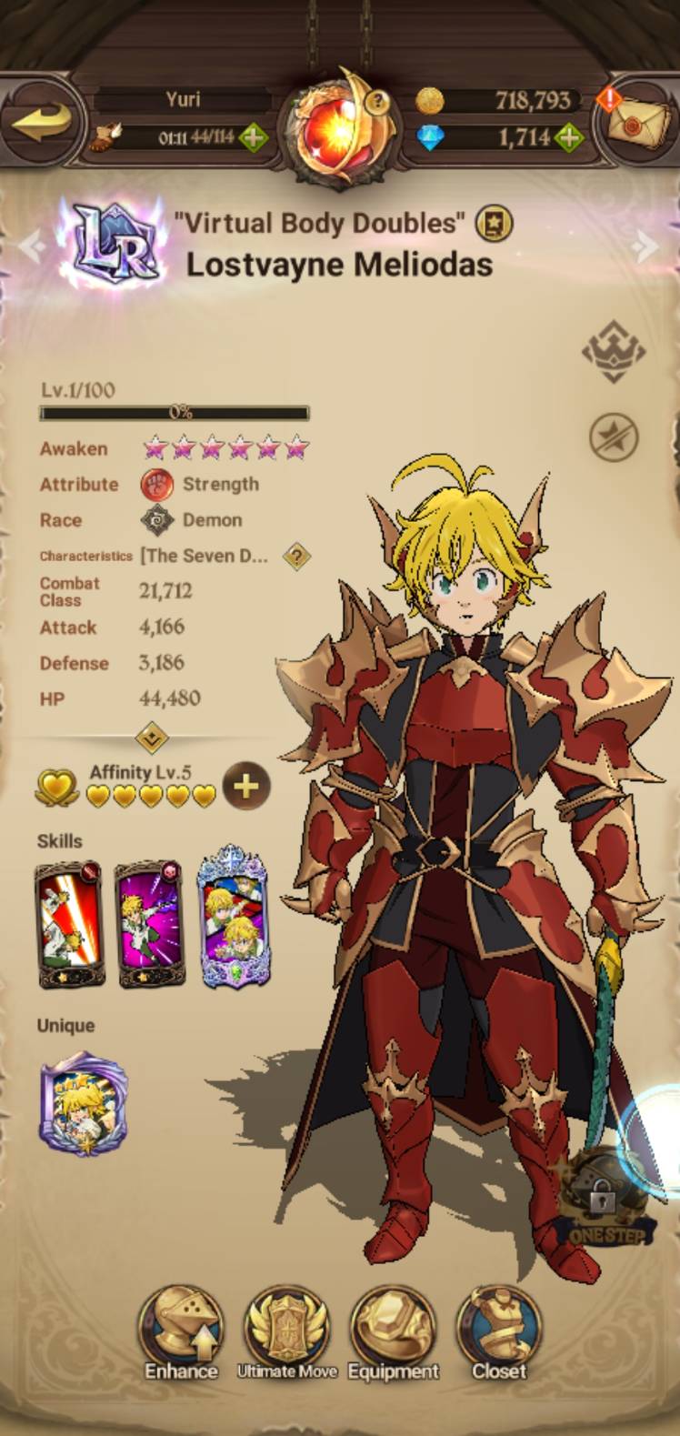 4 hours of grinding finally got LR meliodas - The Seven Deadly Sins ...