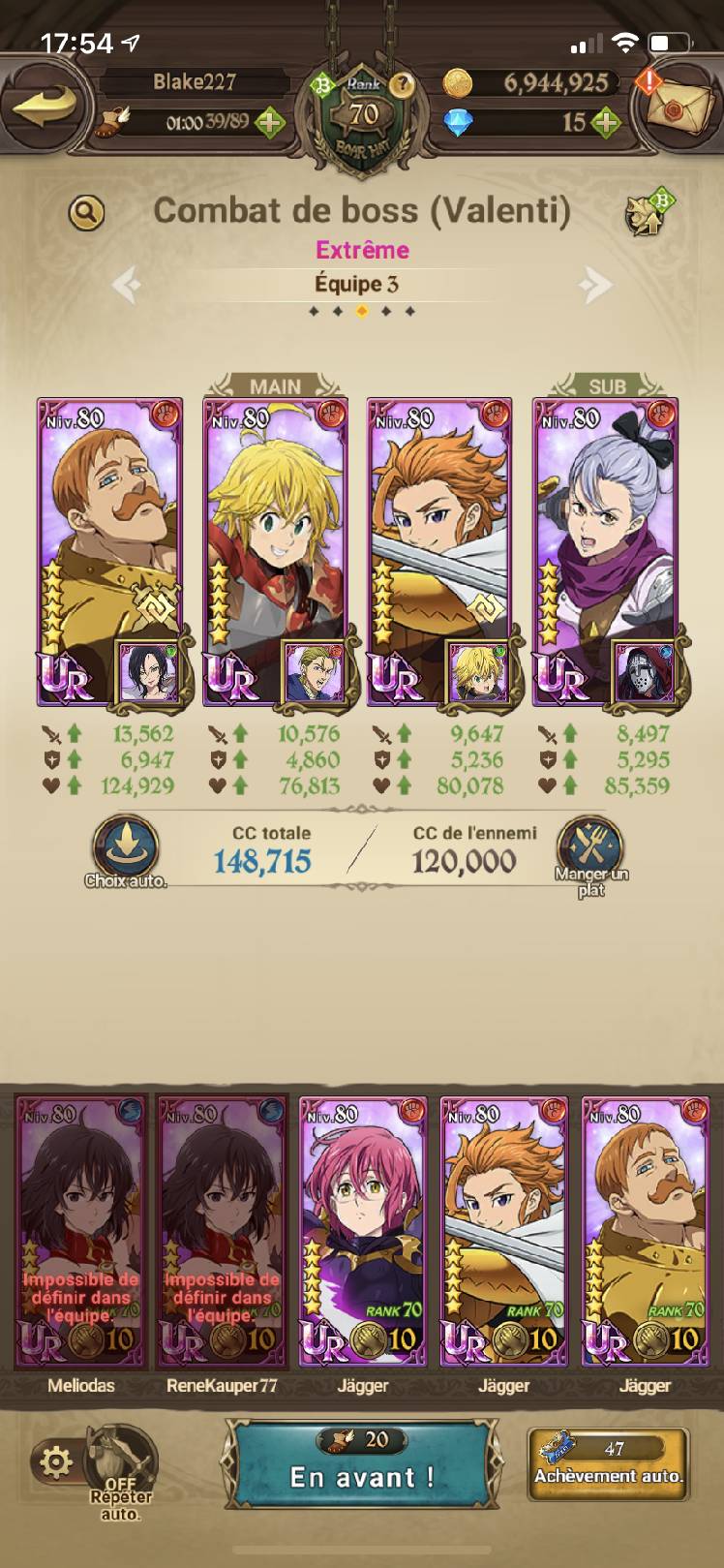 Conseils pour farm facilement. - The Seven Deadly Sins: Grand Cross