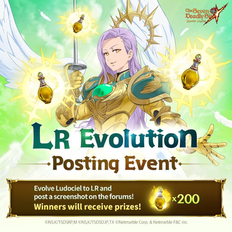 [Event] LR Evolution Proof Event (Rewarded) - The Seven Deadly Sins ...