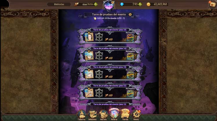 Tower of Trials COMPLETADO - The Seven Deadly Sins: Grand Cross