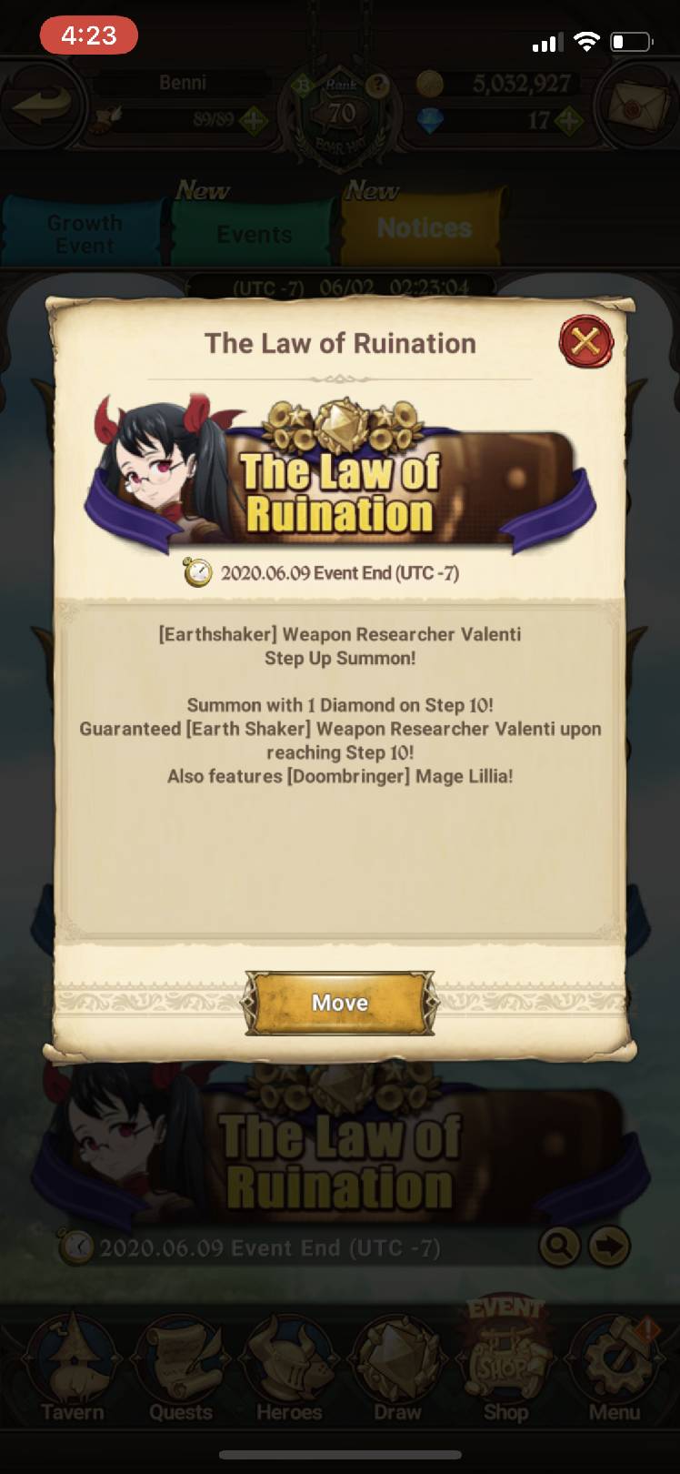 Step 10 on Valenti banner: 1 or 30 gems - The Seven Deadly Sins: Grand ...