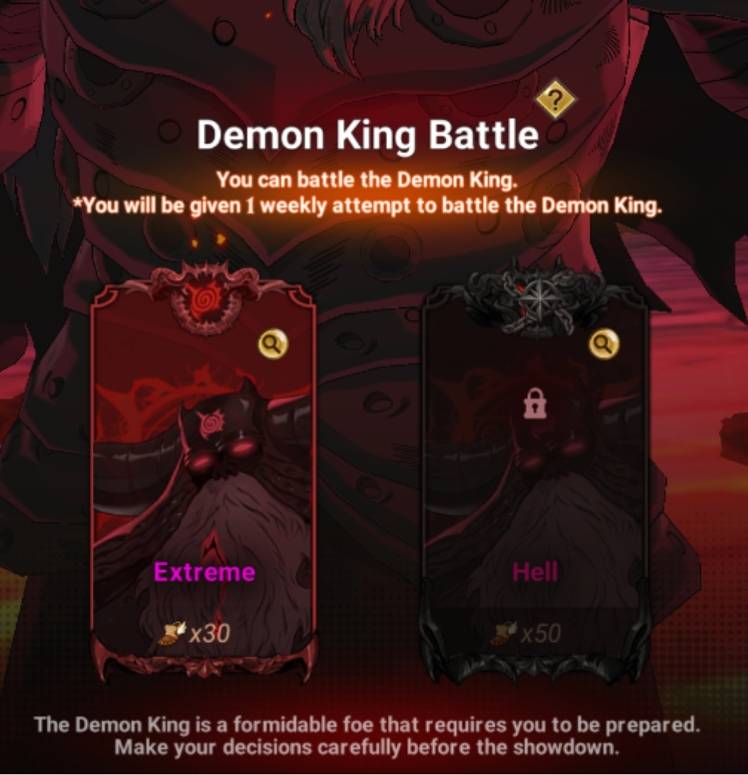PURGATORY DEMON KING BATTLE FULL GUIDE(EXTREME AND HELL) - The Seven ...