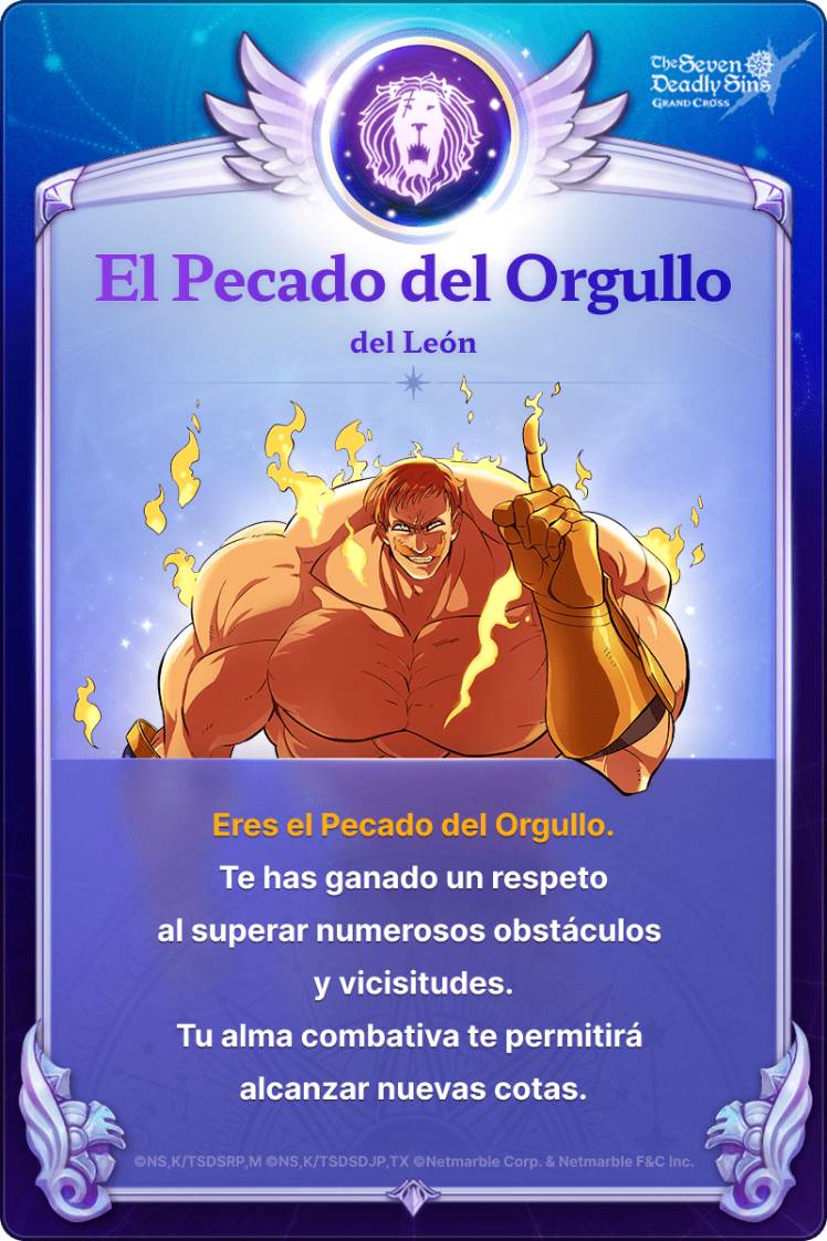 The one who stands at the pinnacle of all races. #7DS_MySin Global/ id ...