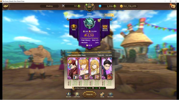 summer freyja team - The Seven Deadly Sins: Grand Cross