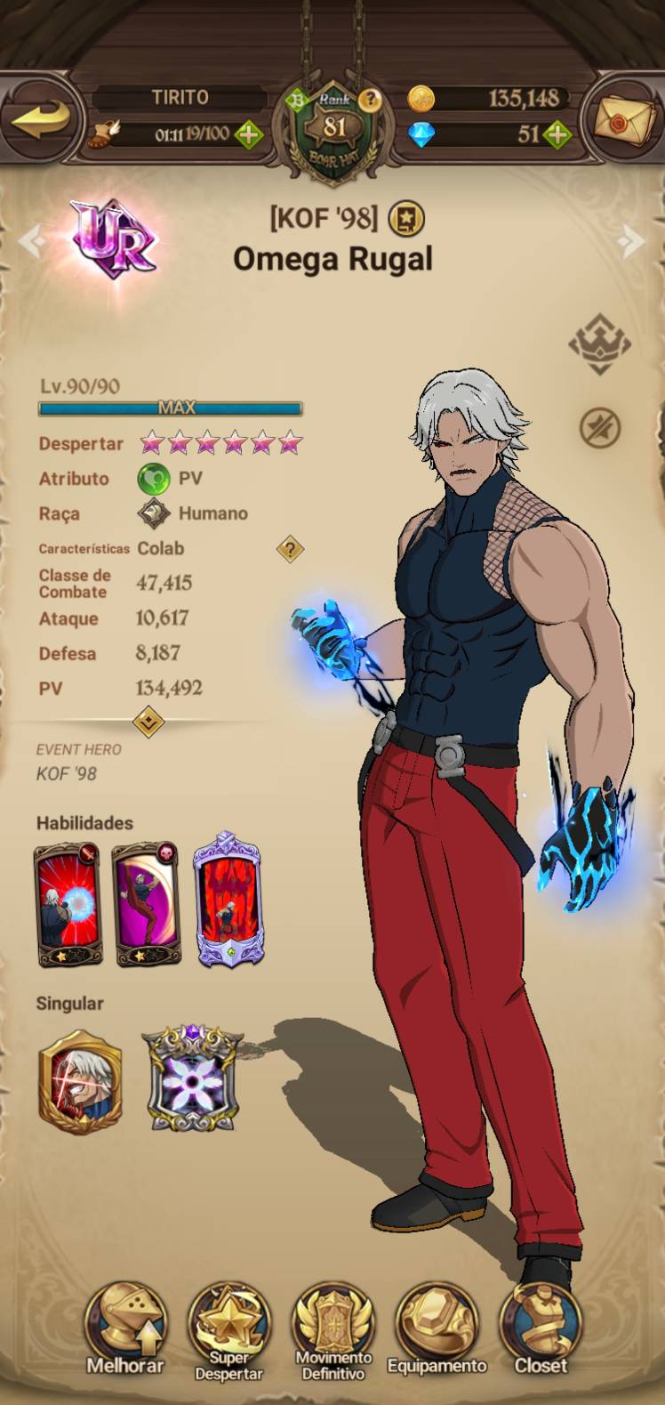 Rugal - The Seven Deadly Sins: Grand Cross