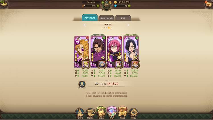 Green Fraudrin team! - The Seven Deadly Sins: Grand Cross