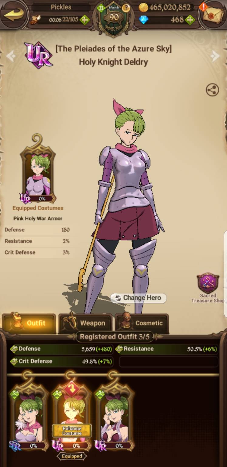 Holy Knight Deldry - The Seven Deadly Sins: Grand Cross