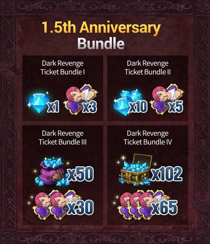 1.5th Anniversary Additional Bundles - The Seven Deadly Sins: Grand Cross
