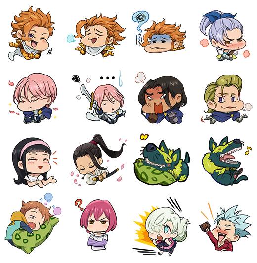 [Notice] New Forum Stickers - The Seven Deadly Sins: Grand Cross