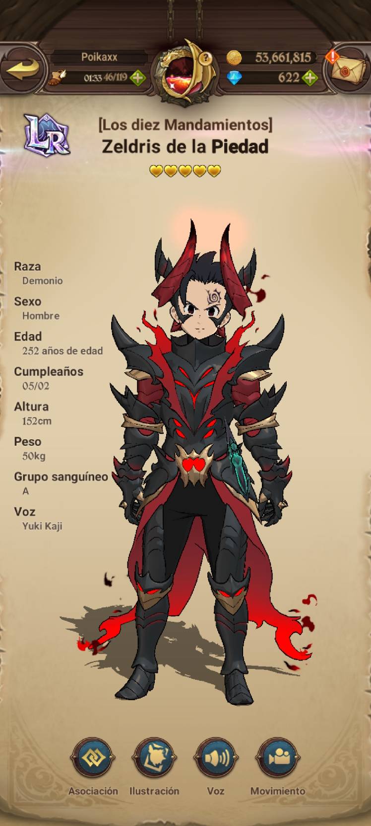 Zeldris LR 😍 - The Seven Deadly Sins: Grand Cross