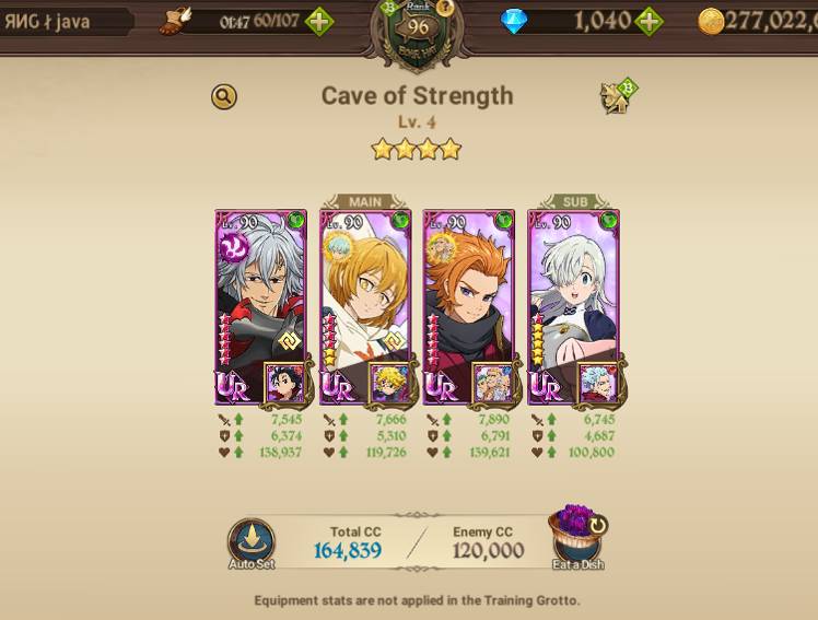 Training Grotto 5 Stars - The Seven Deadly Sins: Grand Cross