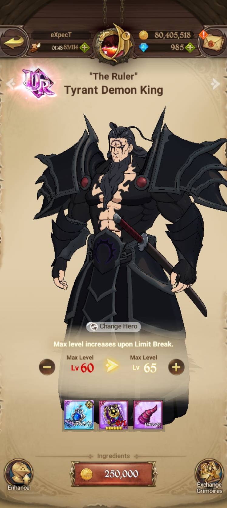 One step evolution token - The Seven Deadly Sins: Grand Cross