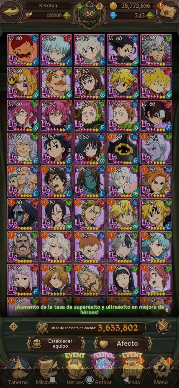 WTF festival avatars hahahaha - The Seven Deadly Sins: Grand Cross