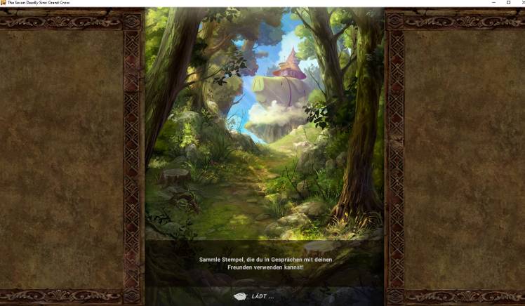 Stuck in loading screen - The Seven Deadly Sins: Grand Cross