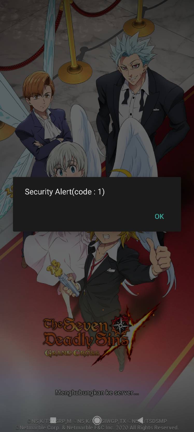 security code 01 - The Seven Deadly Sins: Grand Cross