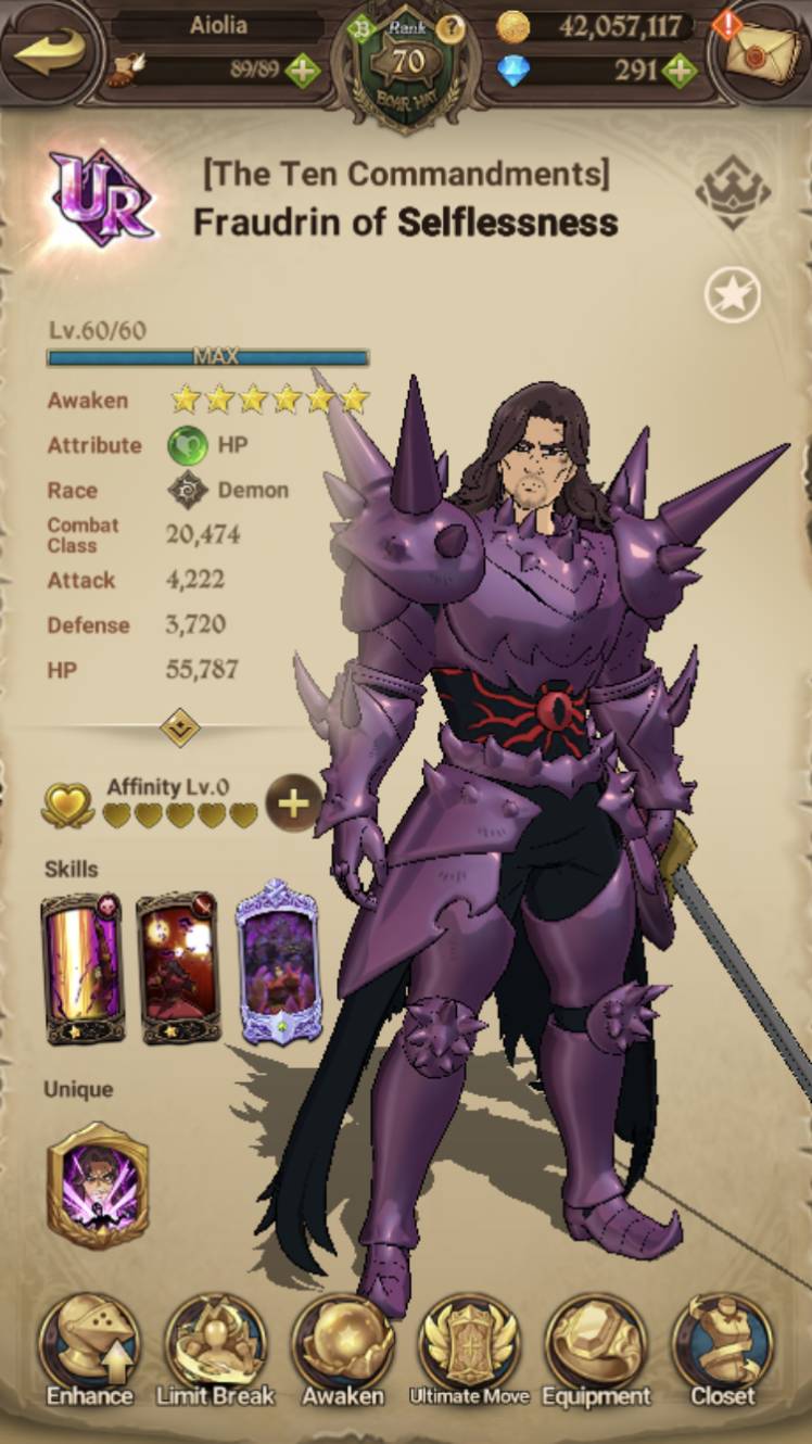 Event UR Fraudrin - The Seven Deadly Sins: Grand Cross