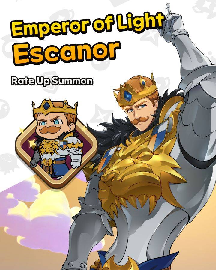 Emperor of Light Escanor Rate Up Summon Event - The Seven Deadly Sins ...