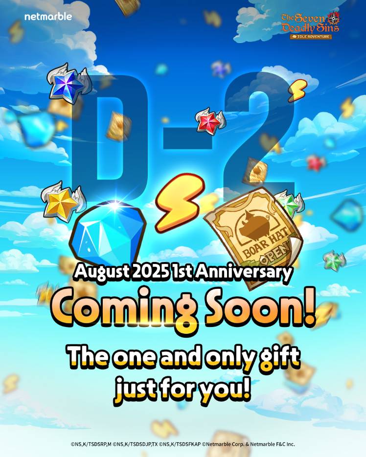 💛1st Anniversary D-2💛 - The Seven Deadly Sins: IDLE Adventure