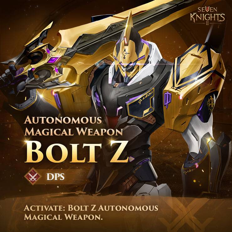 [Hero Sneak Peek] Autonomous Magical Weapon Bolt Z - Seven Knights 2 ...