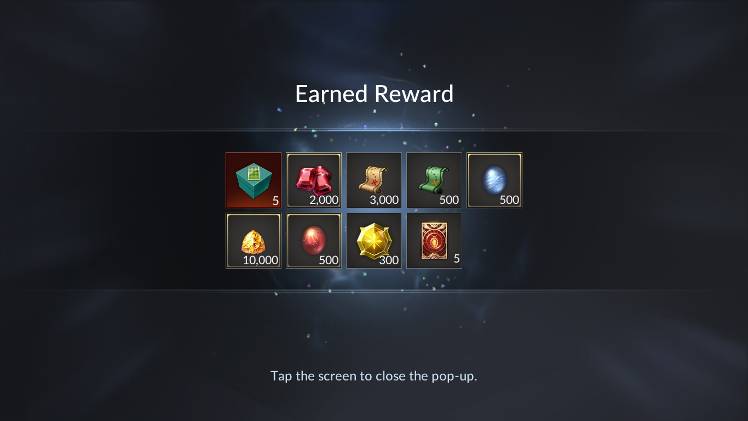CM Jave's heart rewards - Seven Knights 2 Official Community