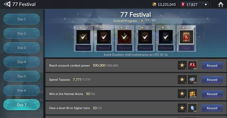 [77 Festival] Let’s Collect Lucky★ Event - Seven Knights 2 Official ...