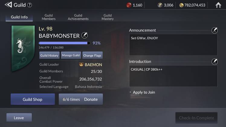 Looking for OFFICER -3, MEMBER or MERGER GUILD - Seven Knights 2 Official Community